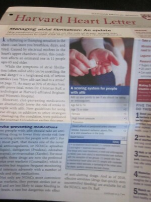 Harvard Medical School Harvard Heart Letter Newsletter June 2019 Brand ...