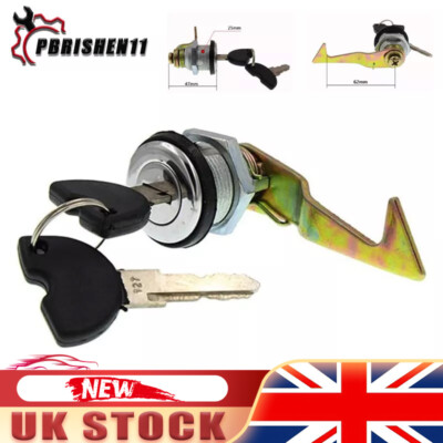 Motorbike Top Box Lock +2 Keys Motorcycle Luggage Motorbike Helmet Hook ...