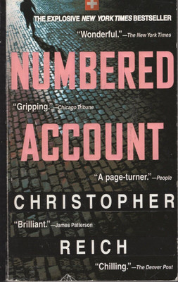 Christopher Reich NUMBERED ACCOUNT 1999 PB 36M | eBay