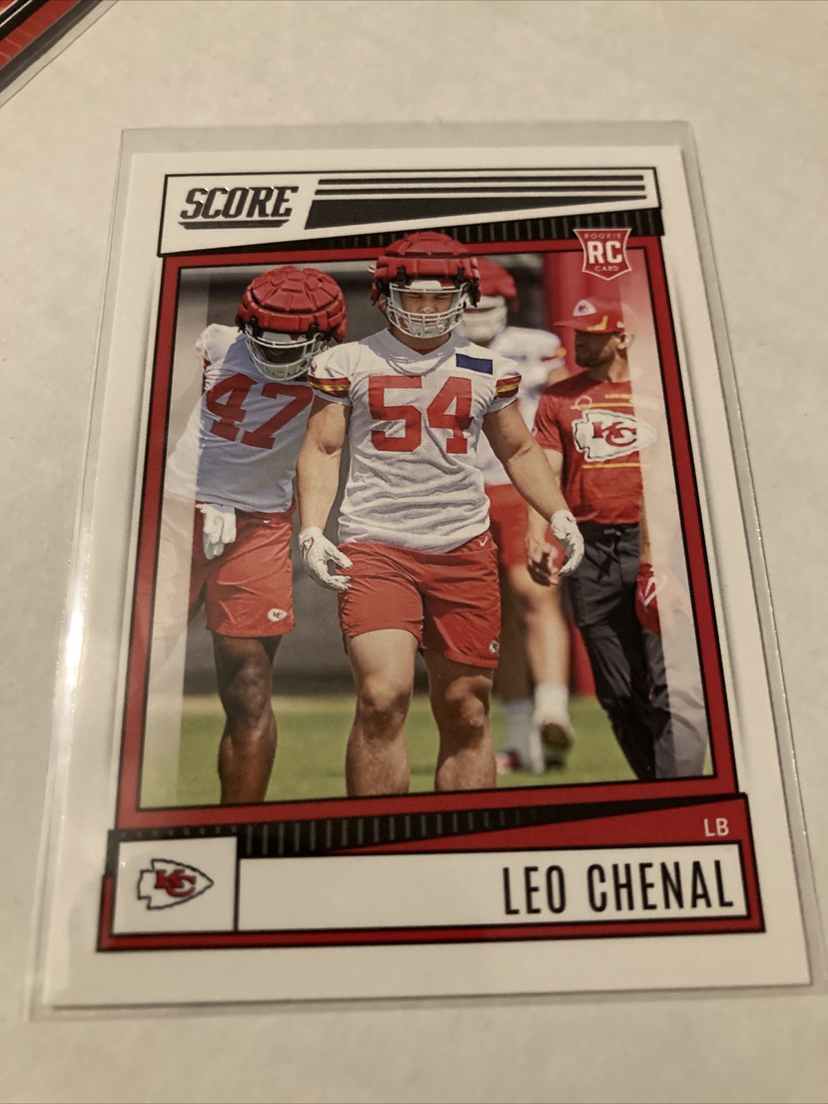 2022 Score Football #354 Leo Chenal Rc Chiefs | eBay