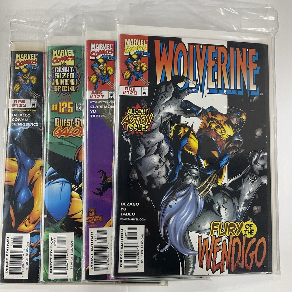 Wolverine 1998 121 122 123 124 125 126 127 128 129 130 NM near mint Marvel Lot | eBay