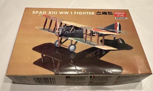 Academy Minicraft SPAD XIII WWI FIGHTER Biplane 1:72 Scale Model Kit ...