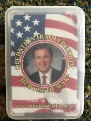 President George W. Bush Playing Cards OPERATION IRAQI FREEDOM Military ...