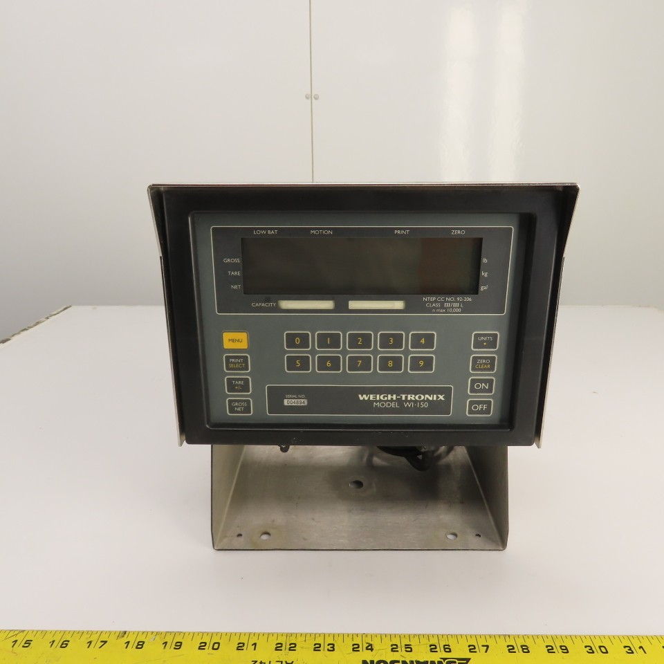 Weigh-Tronix WI-150 Digital Weight Indicator Scale Display Nema 4 ...
