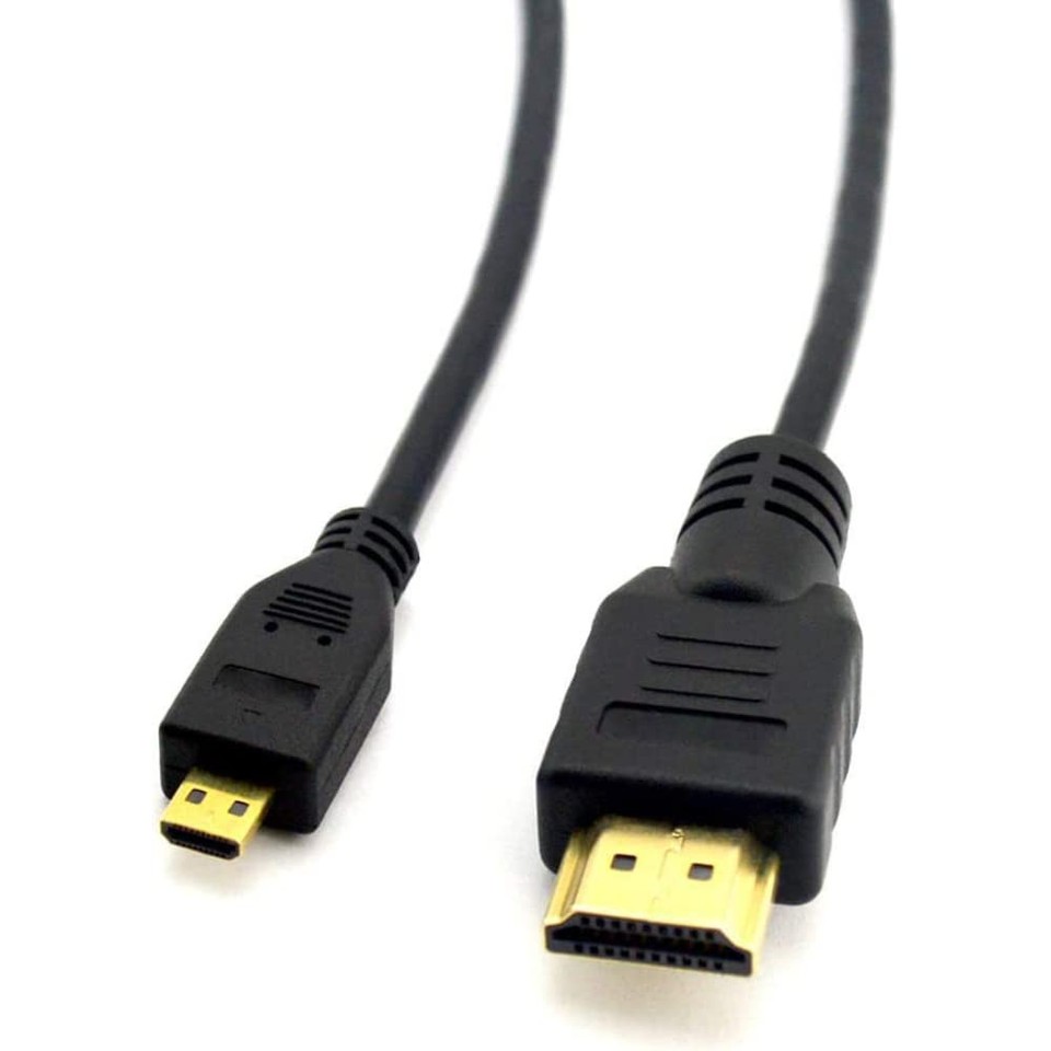 15ft HDMI to Micro HDMI Cable for GoPro Hero, Canon EOS M50 M5 M6 M100 ...