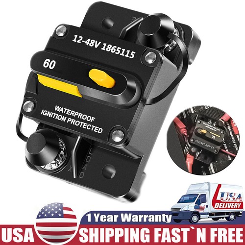 MKR-27 60 AMP Circuit Breaker 1865115 for Minn Kota Trolling Motors 12V ...