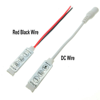 LED RGB Controler DC12V Mini 3 Key LED RGB Controller for RGB LED Strip ...