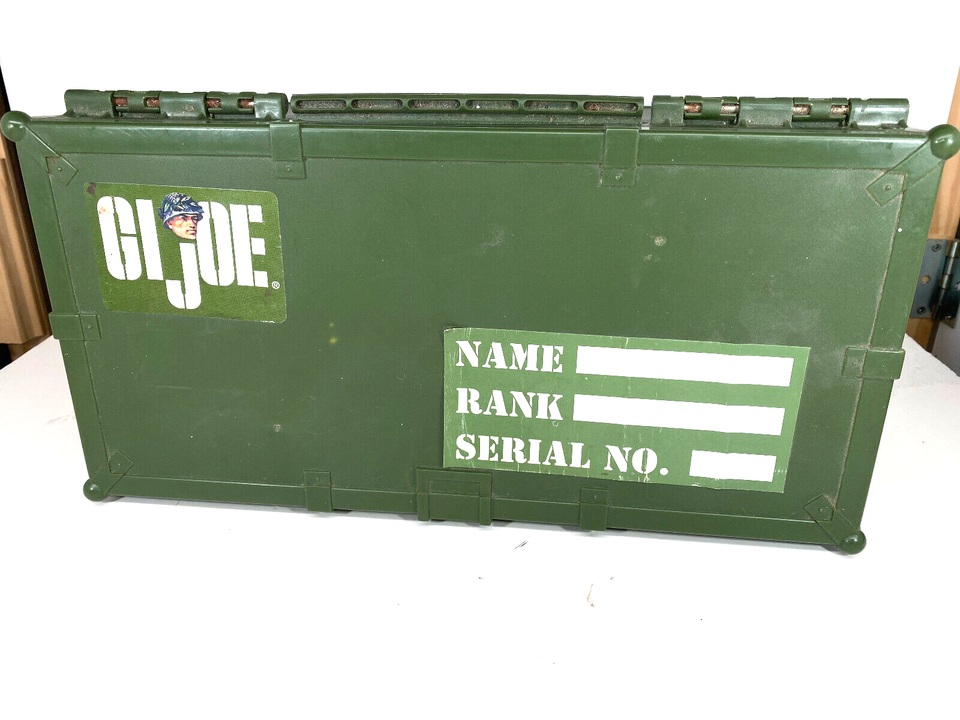 Vintage GI Joe Army Footlocker Storage Box With Rope Handles | eBay