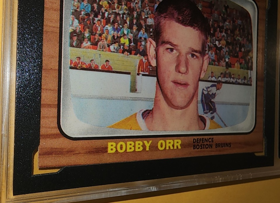 1966 67 TOPPS #35 BOBBY ORR ROOKIE CARD (KSA 7) CENTERED NICELY - NEAR ...