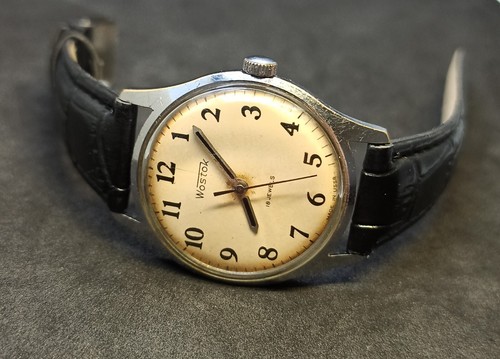 Vintage Men's watch Vostok 18 jewels mechanical Soviet USSR | eBay