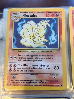 Ninetales Holo Rare | 1999 Base | Near Mint | Possible 8 or 9 | eBay