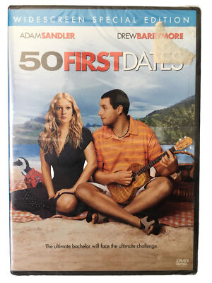 50 First Dates (DVD, 2004) Adam Sandler! Drew Barrymore! Extras! New ...
