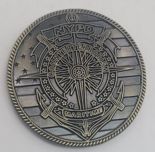 NYPD Counter Terrorism Bureau Maritime Unit Challenge Coin | eBay