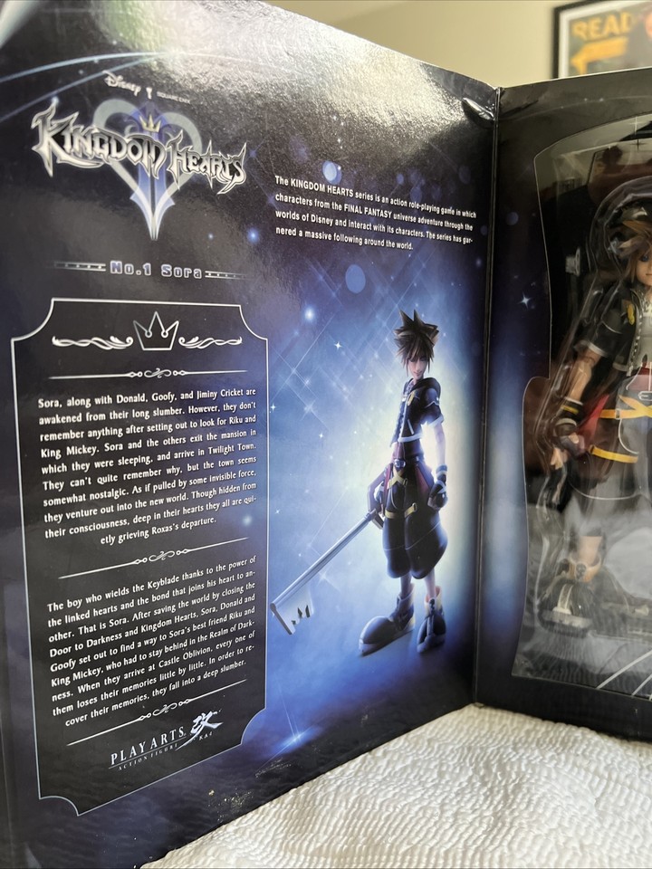 KH2 Kingdom Hearts 2 Play Arts Sora Figure | eBay