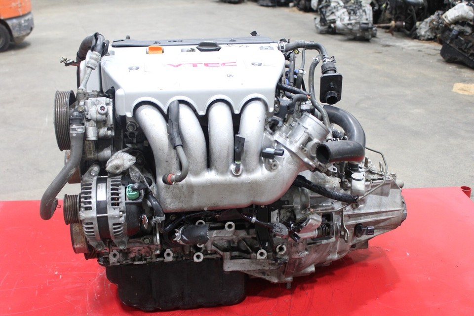 Jdm Honda K24A 2.4L 4Cyl Dohc Vtec Engine 6 Speed Manual Transmission ...
