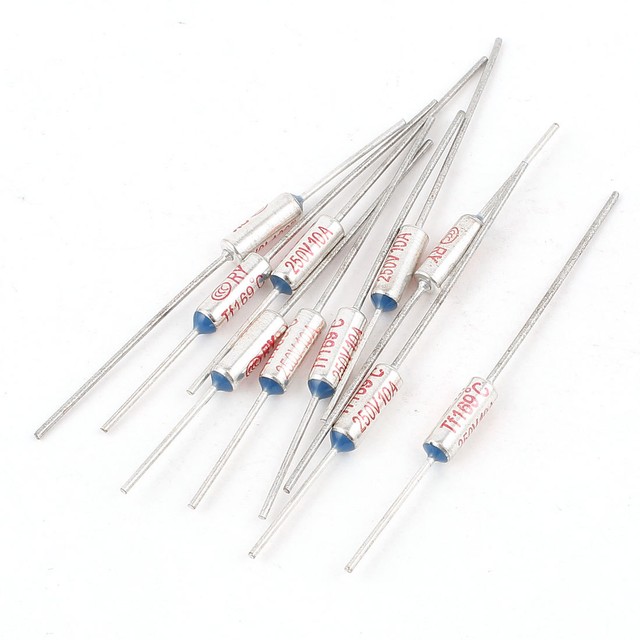 10 Pcs RY TF 169 Celsius Degree Cutoff Thermal Fuse AC 250V 10A for ...