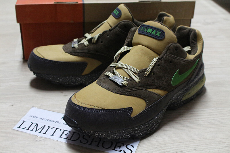 NIKE AIR MAX BURST STORM VENEER GREEN GOLD BROWN 305608-231 US 12 ...