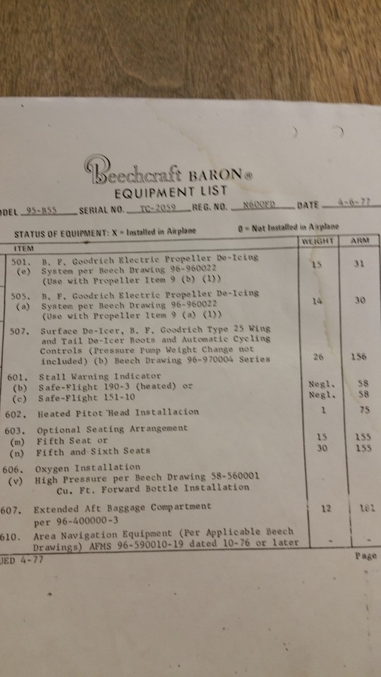 Beechcraft Barron complete Oxygen System Avox tank(80ft.³or 68.5)Scott ...