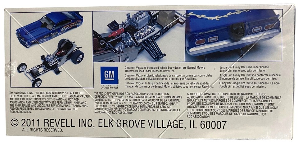 Revell Jungle Jim Vega NHRA Funny Car 1:25 Model Kit NEW SEALED 2011 | eBay