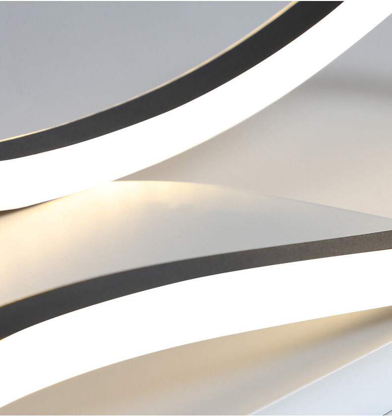 45W LED Ceiling Light, Hallway Track Light with Spotlights, Long Strip ...