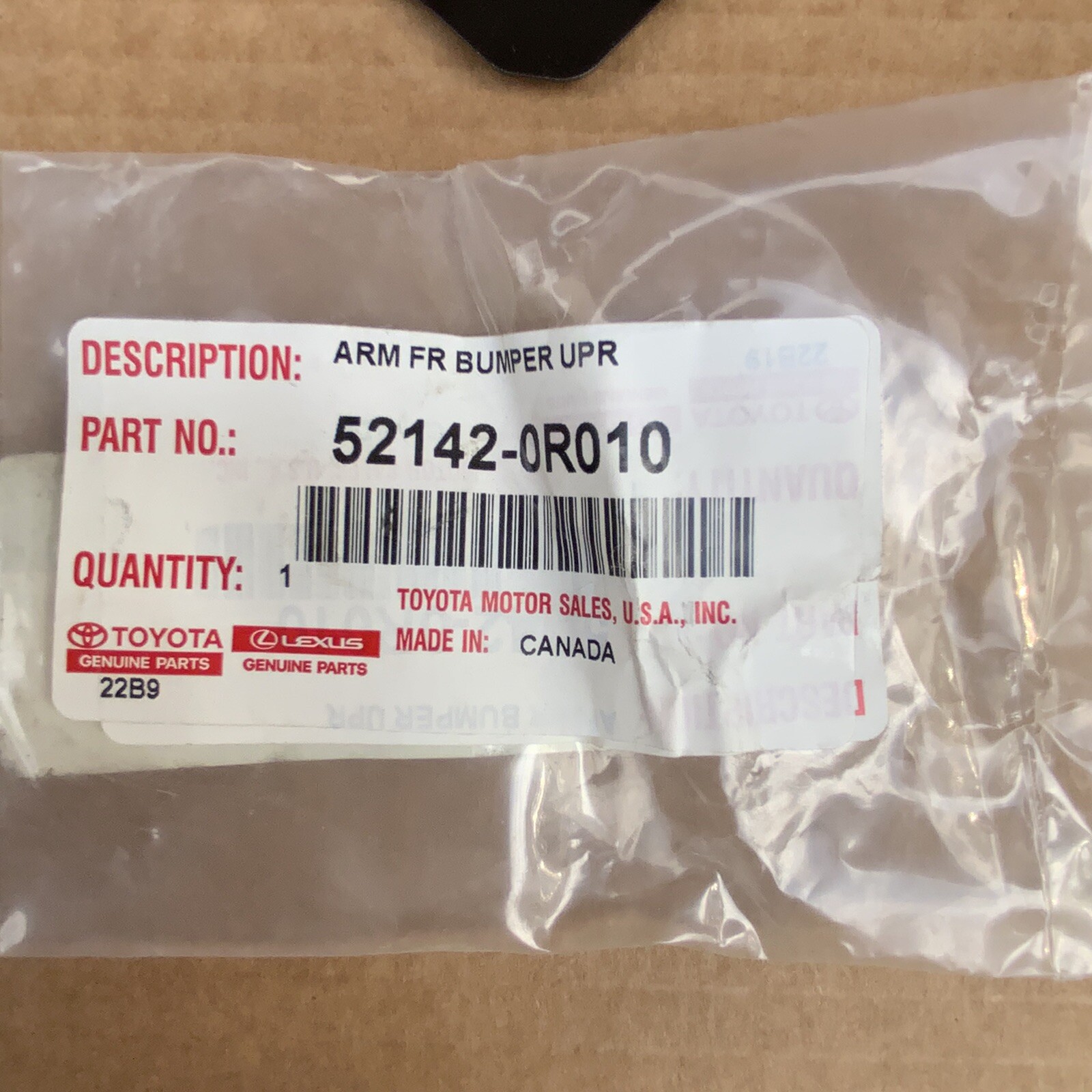 Genuine 2019-2021 Toyota RAV4 Side Support Bracket, Left, 52142-0R010 ...