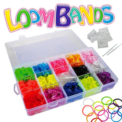 Loom Bands – Set – Elastic Band - 3000 - 12000 Piece box Box | eBay