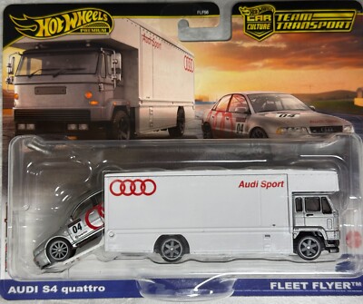 2025 Hot Wheels Team Transport # 77 Audi S4 Quattro Fleet Flyer , Free ...