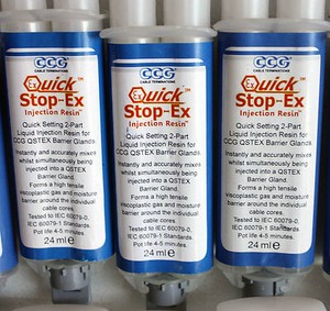 CCG Cable Terminations Quick Stop-Ex Injection Resin 24ml x5 | eBay