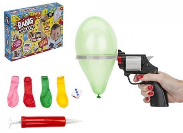 Get Set Bang Roulette Water Balloon Gun Pistol Christmas Kids Game Gift ...