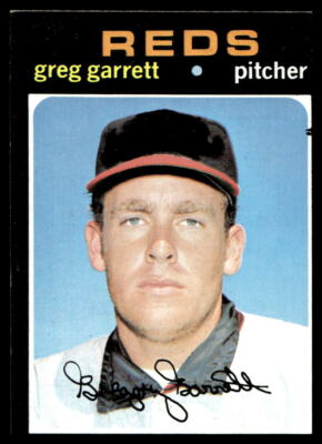1971 Topps #377 Greg Garrett Cincinnati Reds VG-VGEX | eBay