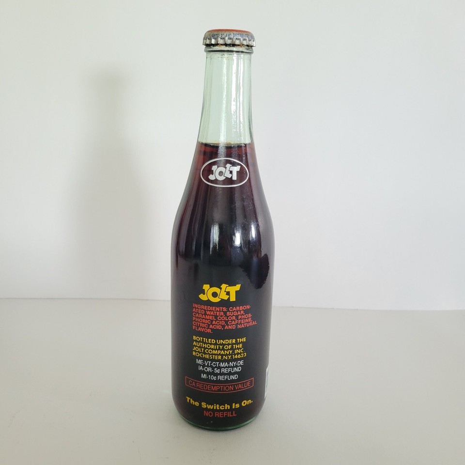 Vintage Jolt Cola 12oz Full Soda Bottle unused and full | eBay