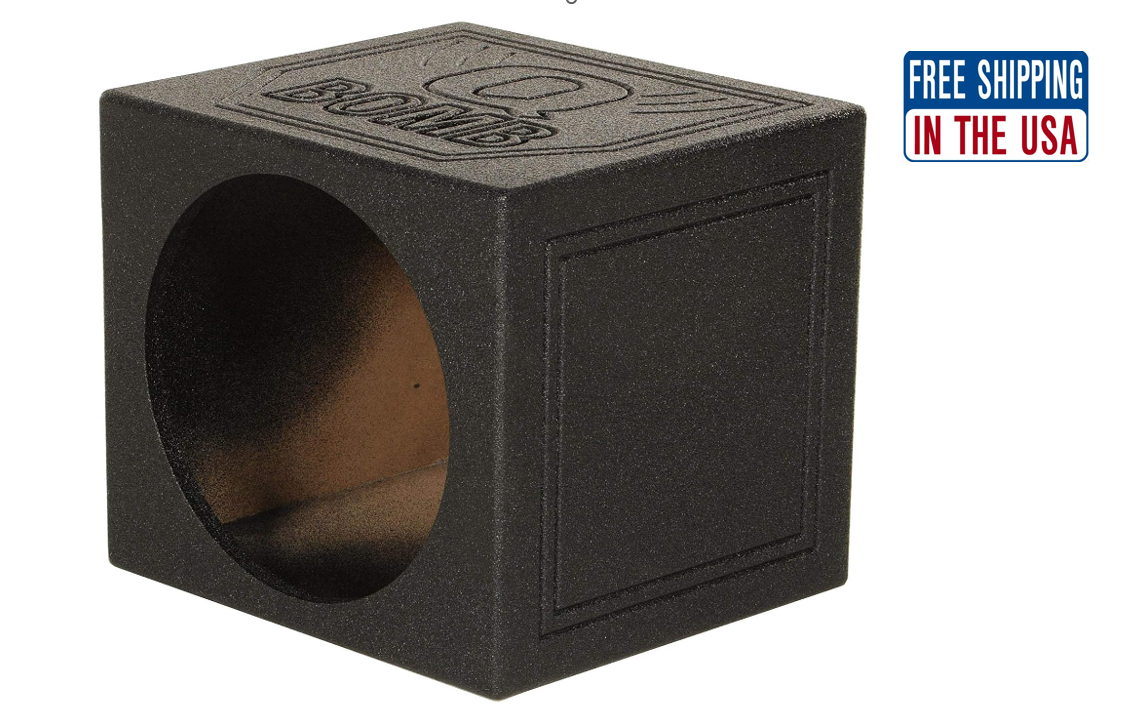 QPower QBomb 12" Sealed Car Subwoofer Sub Box Enclosure | QBOMB12S ...