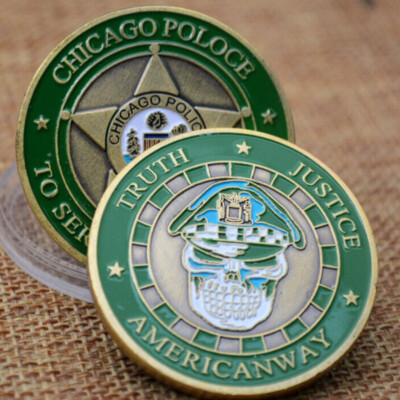 U.S.A Coin Police Pursue The Truth Gift Commemorative Challenge Coins ...