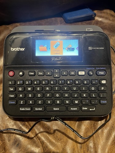 BROTHER P-TOUCH MODEL PT-D600 LABELER w/ original plug WORKS | eBay