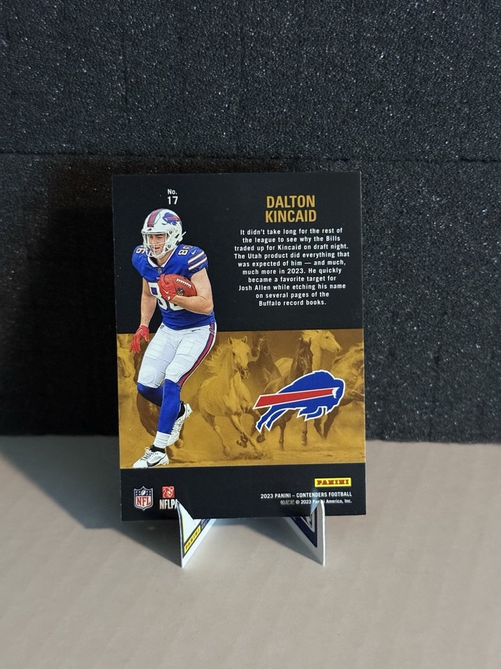 Panini 2023 Contenders Rookie Stallions Dalton Kincaid #17 Buffalo ...