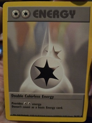 Pokemon TCG Base Set #096/102 Double Colorless Energy LP | eBay