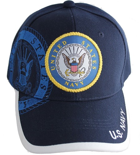 Black US Navy 3D Veteran Baseball Cap Snap Back Hat | eBay
