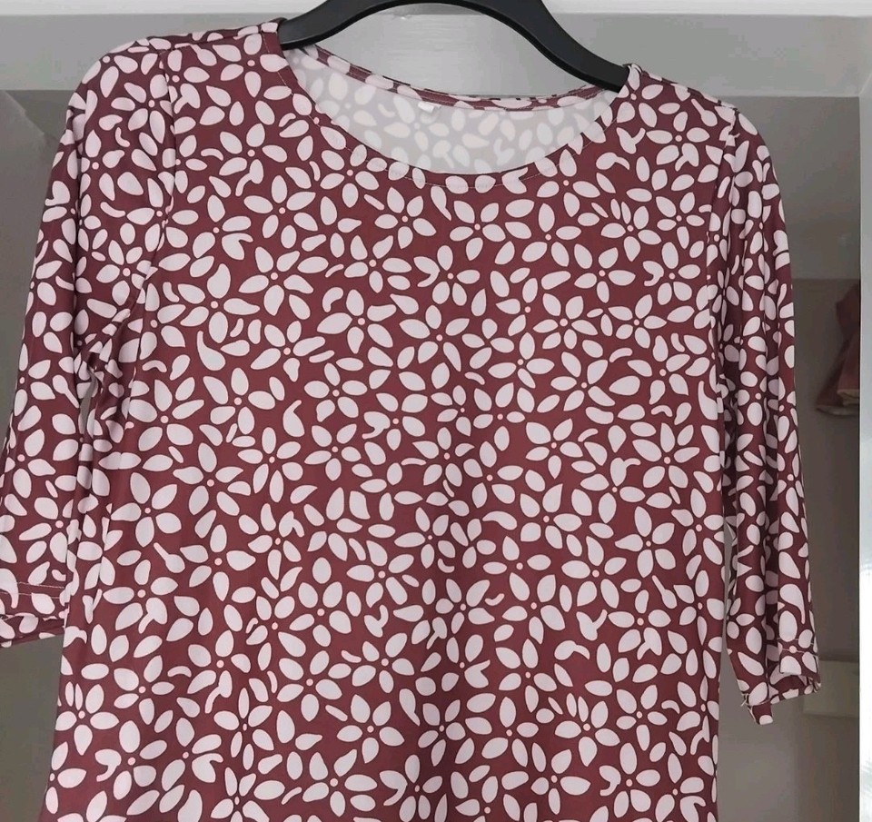 Ladies Long Dress With Side Pockets. Size M. | eBay