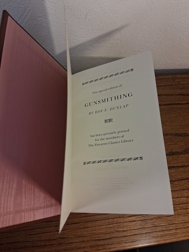 4-book leather-bound set Gunsmithing – Roy F. Dunlap• Textbook of ...