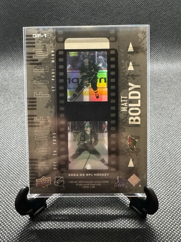 2024-25 SPx Hockey Hockey Matt Boldy Game Film #GF-1 | eBay