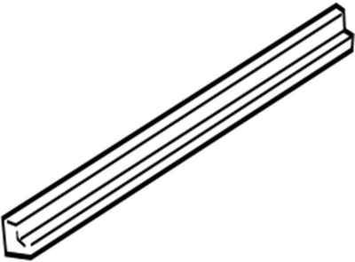 68174-60060 Toyota Weatherstrip, rear door glass, inner lh 6817460060 ...