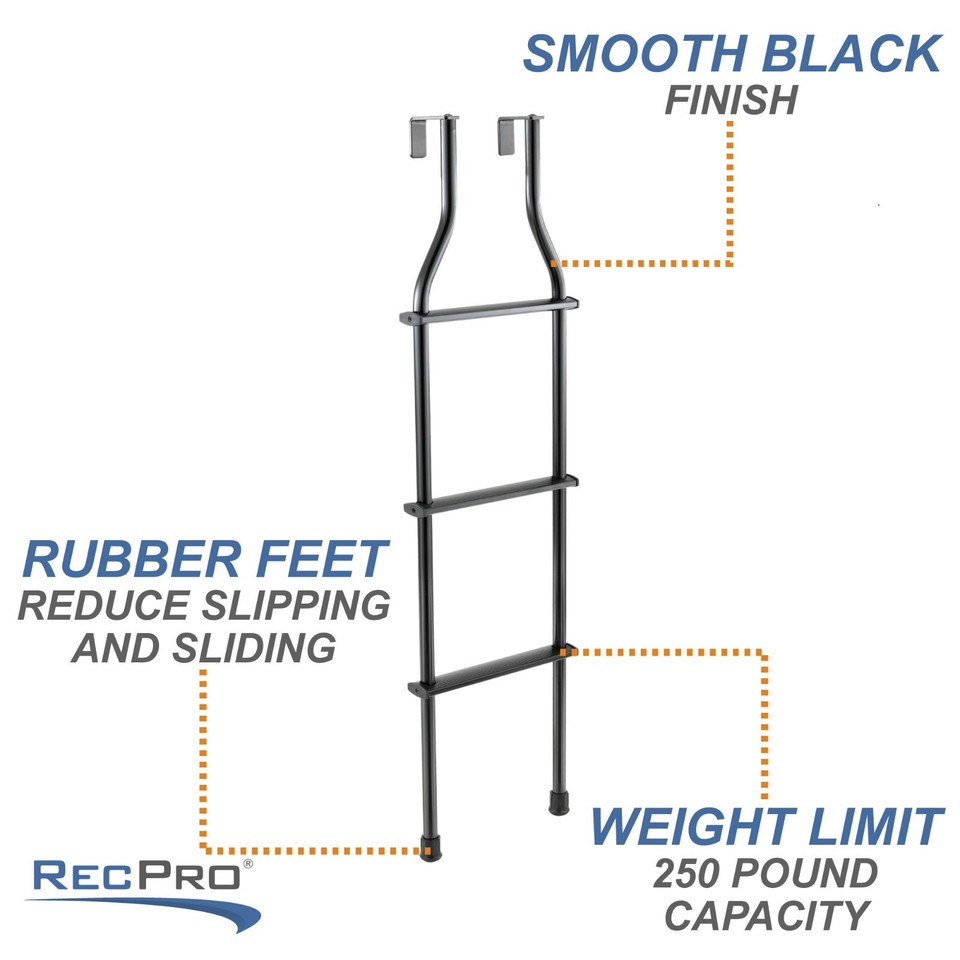 RecPro Universal RV Ladder Extension for RV Exterior Ladders | 3 Step ...