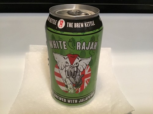Jalapeño White Rajah IPA beer can | eBay