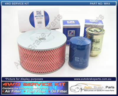 4WD FILTER SERVICE KIT for TOYOTA HILUX LN172 5L 4Cyl 3Lt DIESEL - WK4 ...
