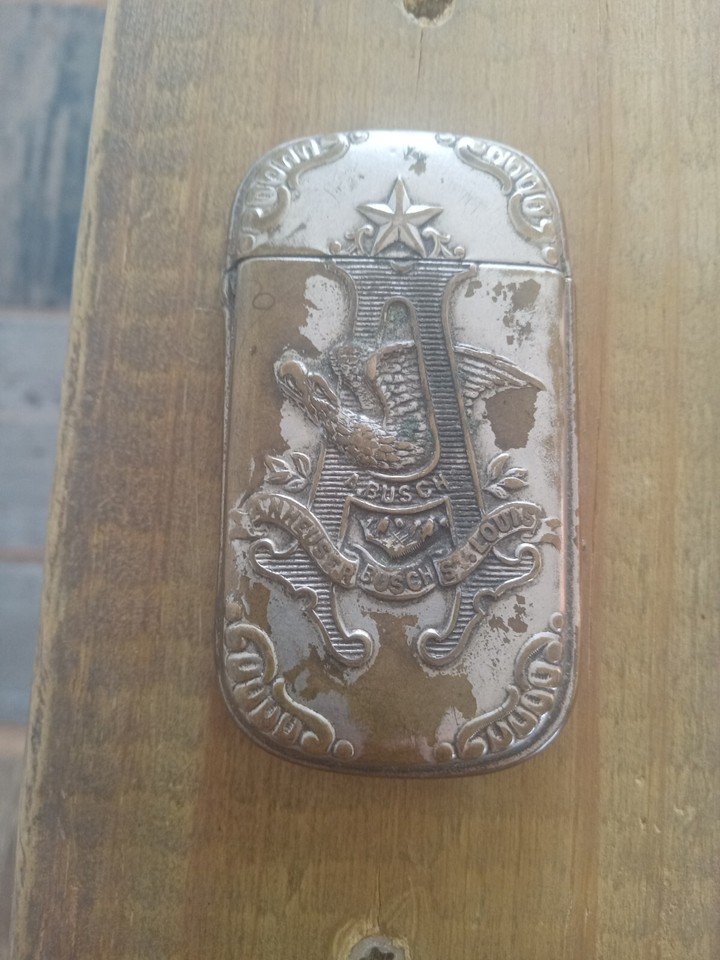 Early Anheuser Busch Match Safe Case | eBay