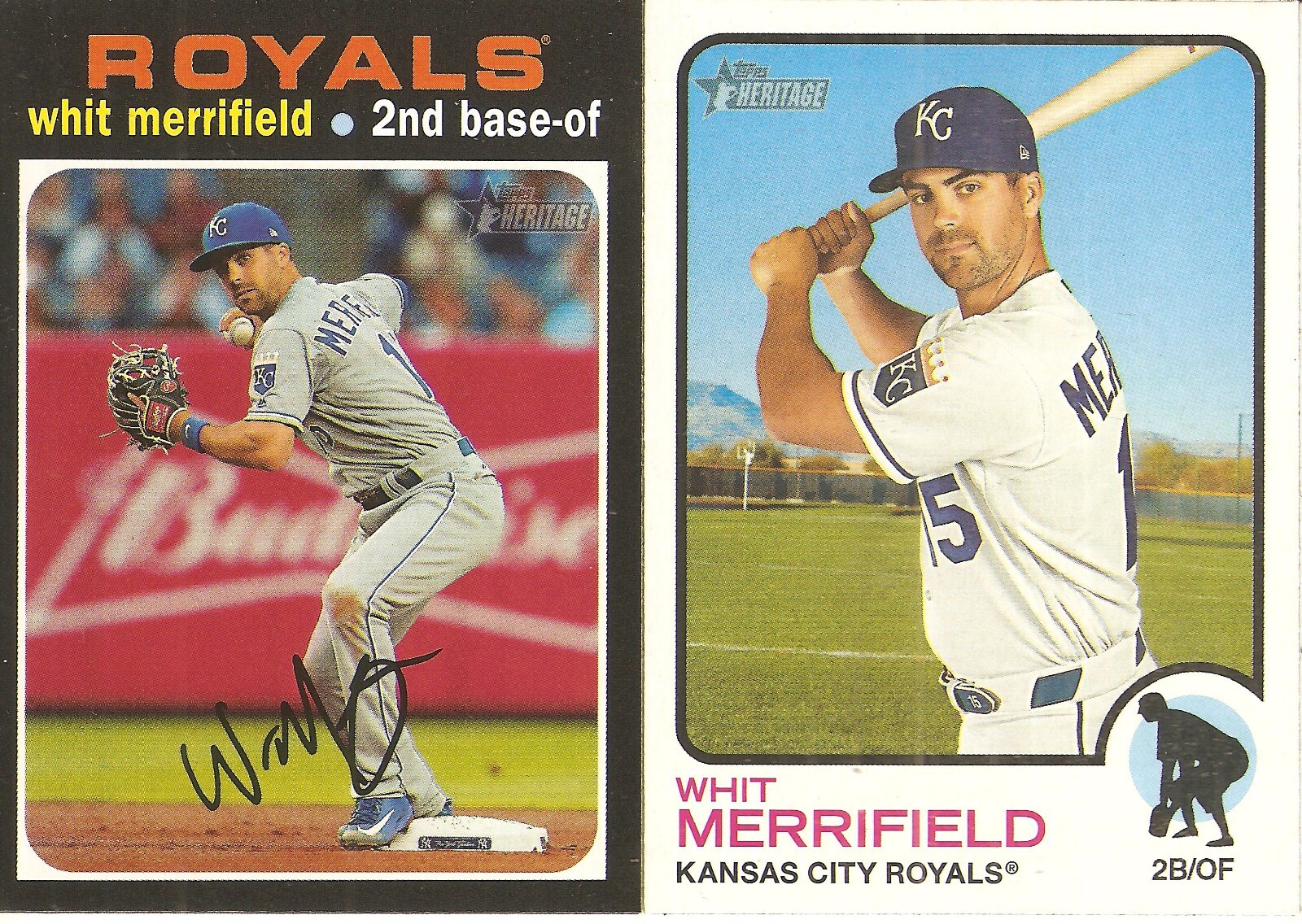 2 DIFFERENT BASEBALL CARD LOT OF WHIT MERRIFIELD 131 | eBay