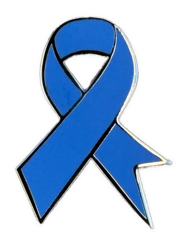 Addison’s Disease Awareness Blue Enamel Ribbon 35mm x 26mm Lapel Pin ...