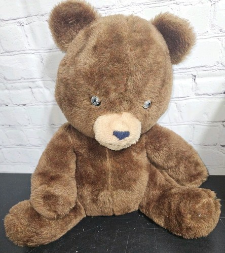 Animal Fair Plush Brown Teddy Bear Vintage Sitting 15” Stuffed Toy | eBay