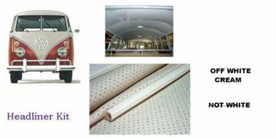 HEAVY DUTY KOMBI SPLIT SCREEN 1964-1967 HEADLINER KIT OFF WHITE CREAM ...
