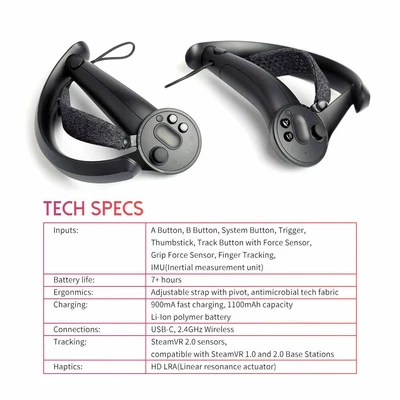 NEW Valve Index Knuckles VR Controllers | Grelly USA